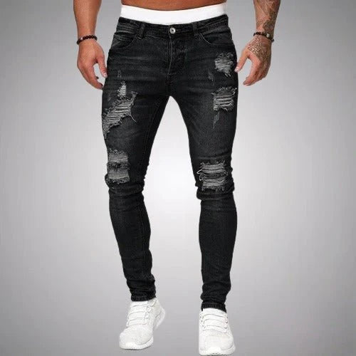 Men's Trendy Ripped Jeans – Van Hallen Melbourne
